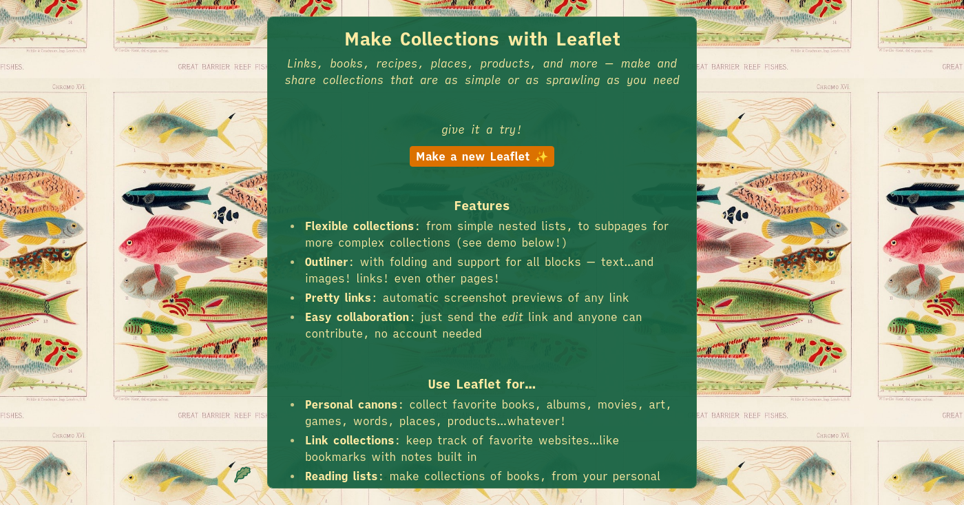 Make Collections with Leaflet